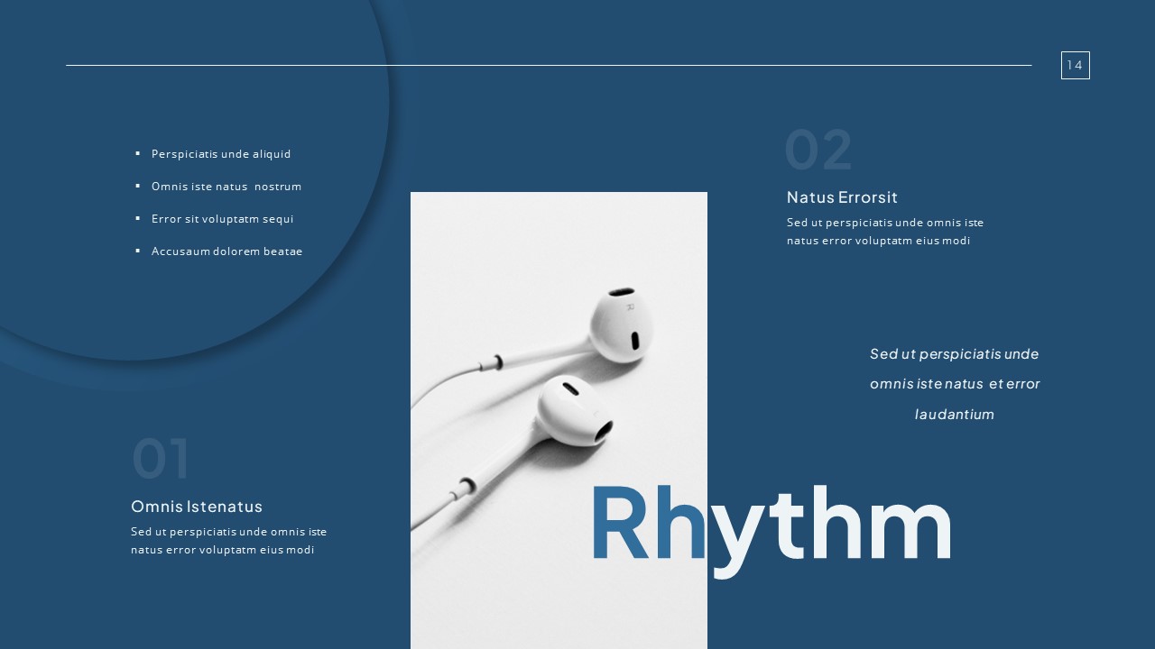 Blue and White PowerPoint Template