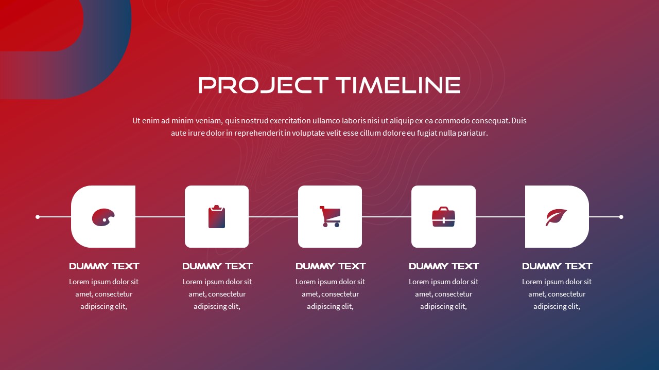 Duotone Gradient PowerPoint Template