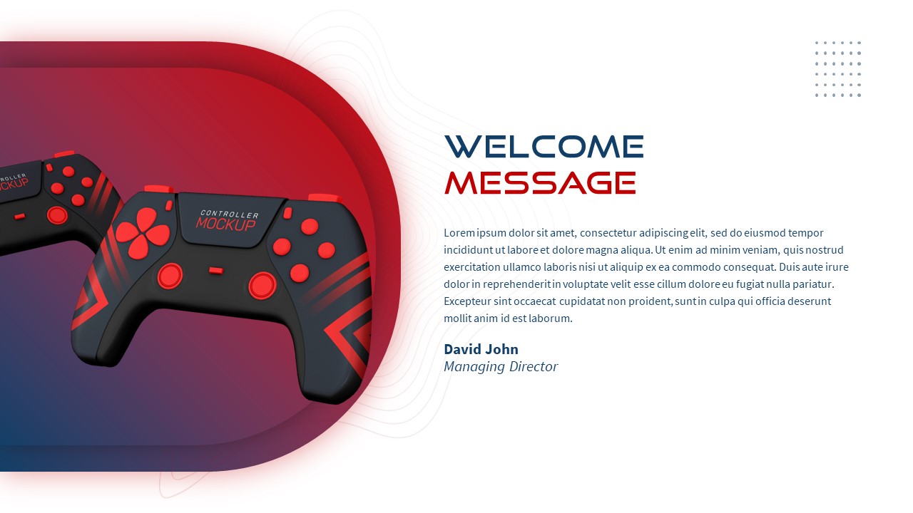 Duotone Gradient PowerPoint Template