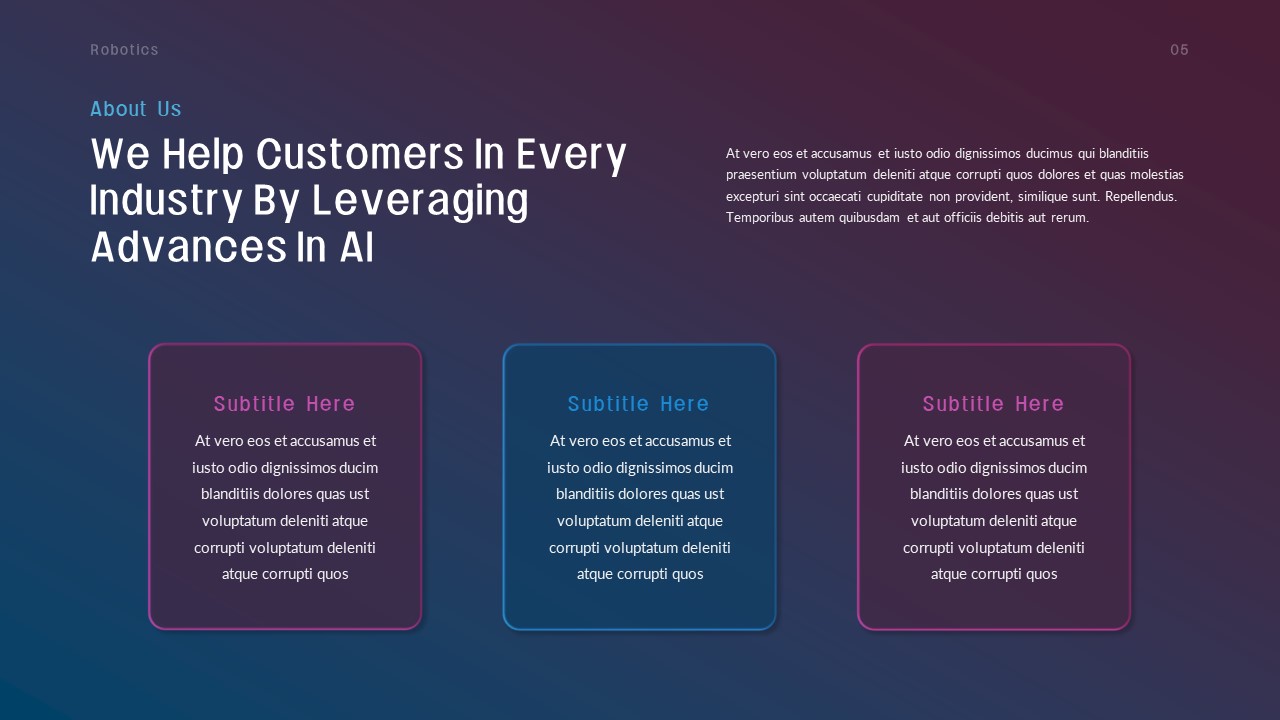 Robotics Powerpoint Template Ai And Robot Ppt Slides