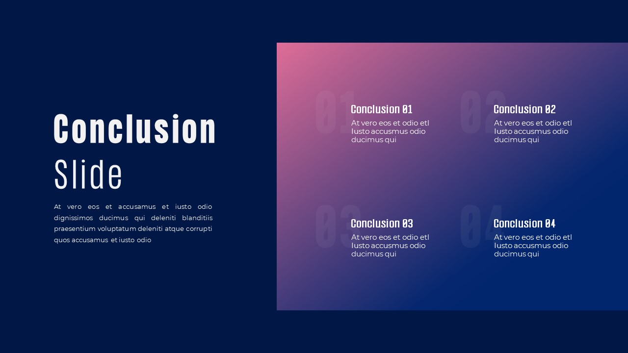 Conclusion Slides PowerPoint Template