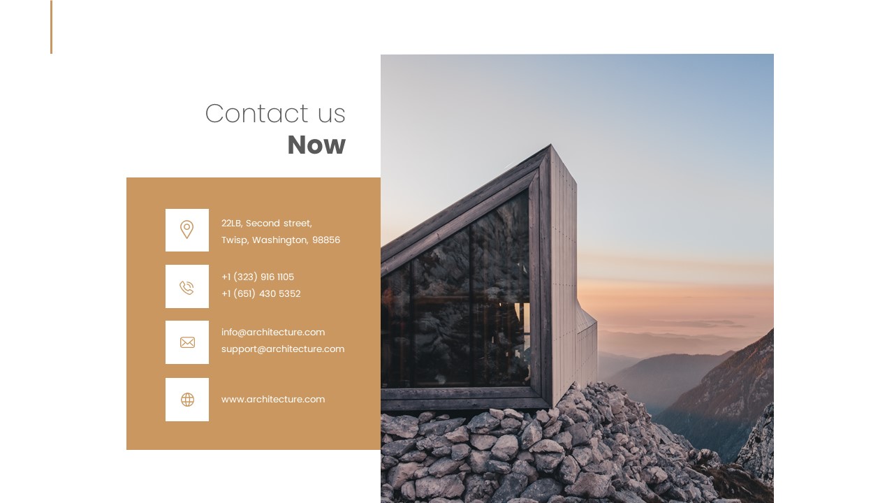 Architecture PowerPoint Template | Portfolio Presentation Layout