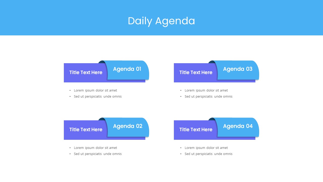 Agenda Presentation Template and PPT Slides