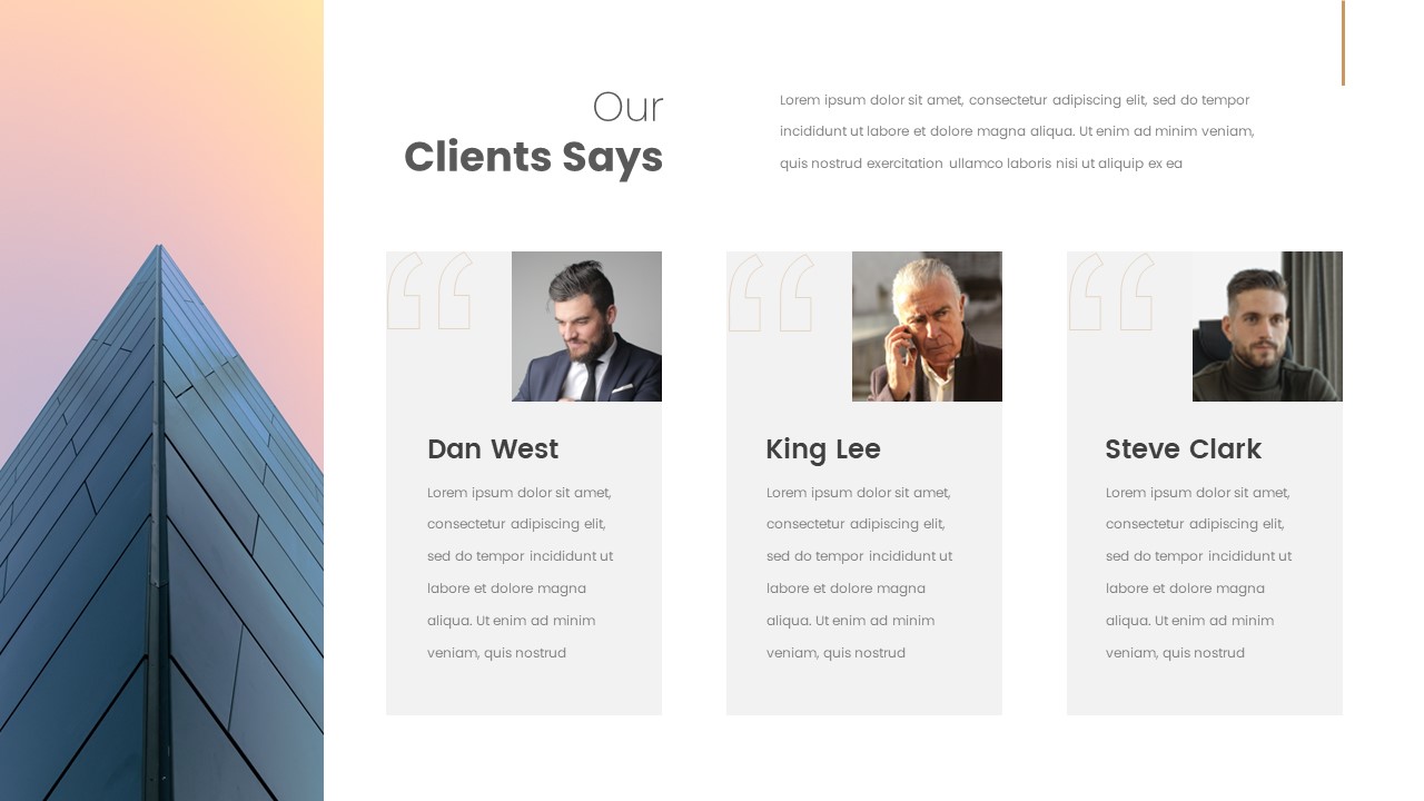 Architecture PowerPoint Template | Portfolio Presentation Layout