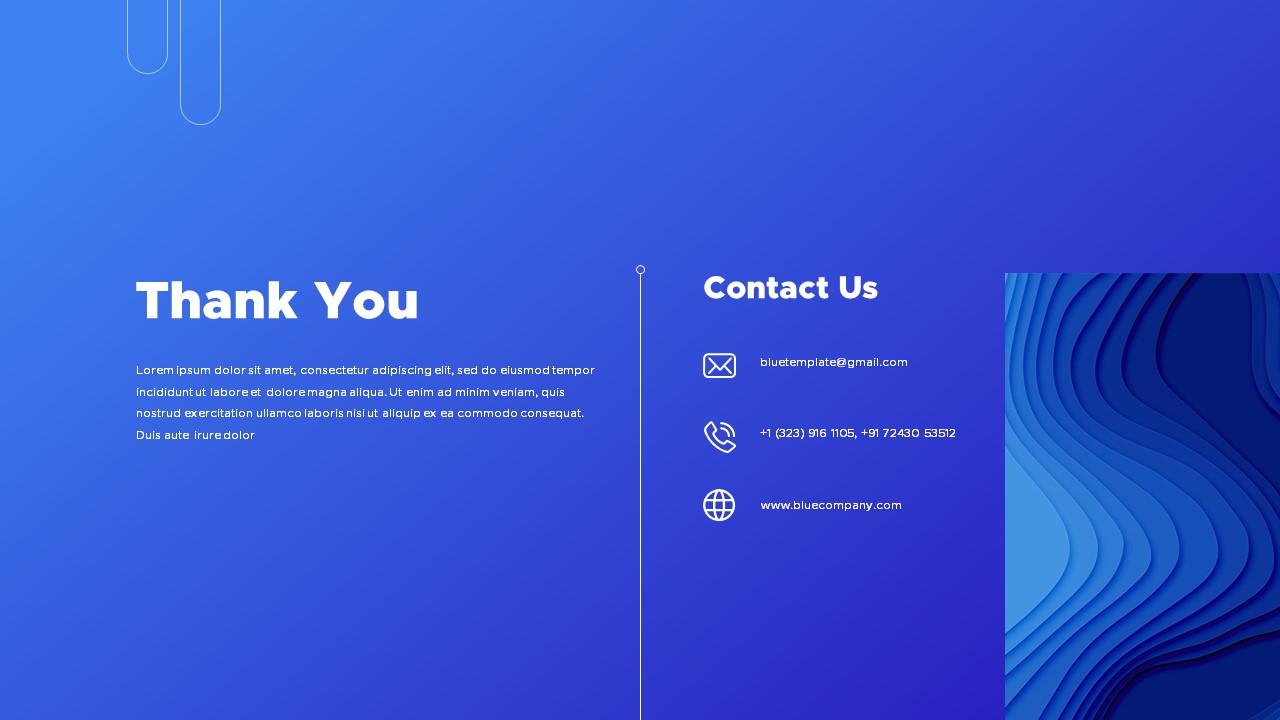 Blue PowerPoint Template