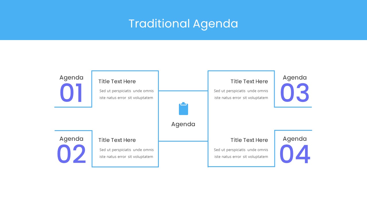 Agenda Presentation Template and PPT Slides