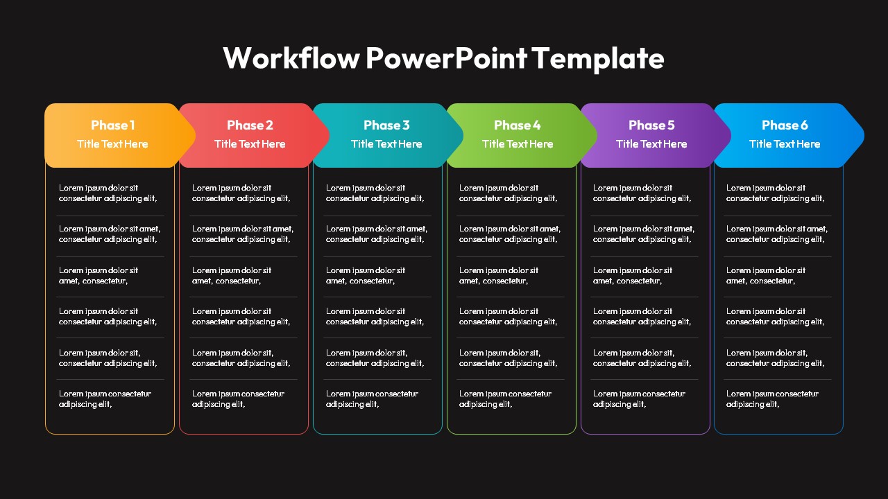 Workflow PowerPoint Template - SlideBazaar