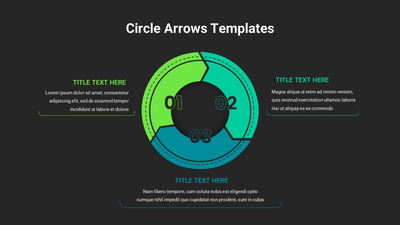 Circle Arrows Slide Template for PowerPoint - SlideBazaar Circle Arrows Slide Template for PowerPoint - SlideBazaar