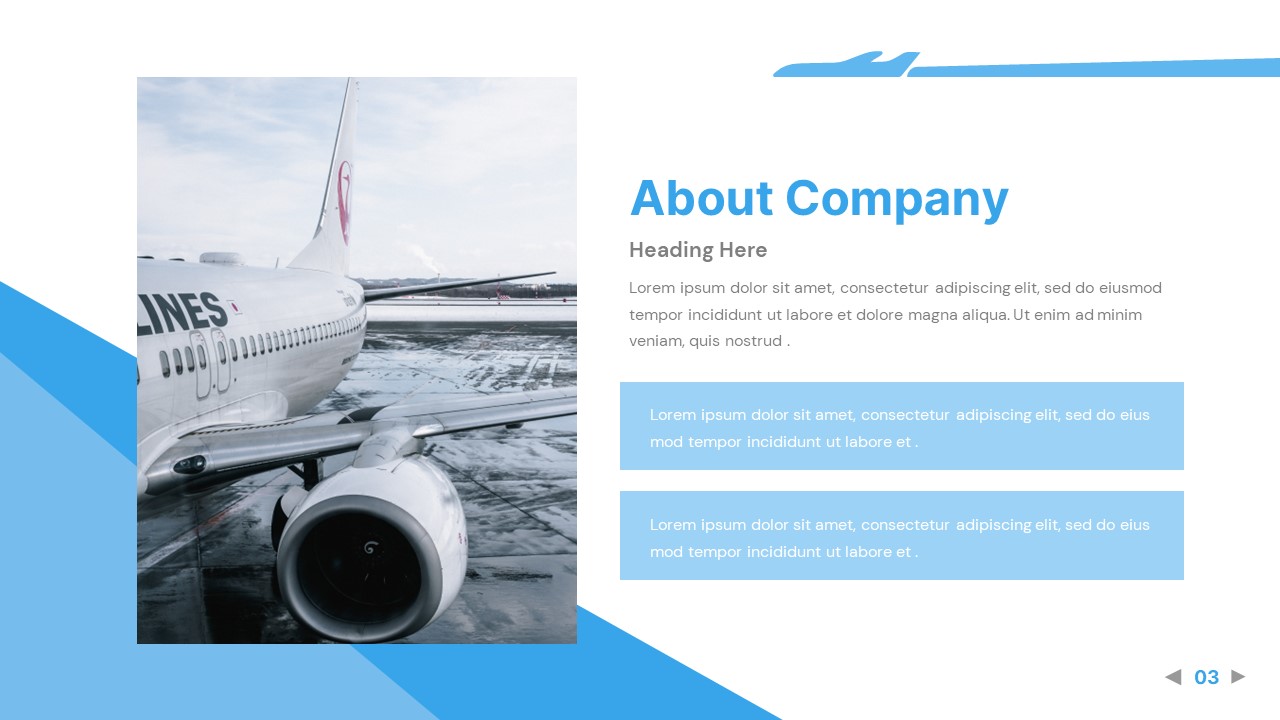 Airline Industry Presentation Template