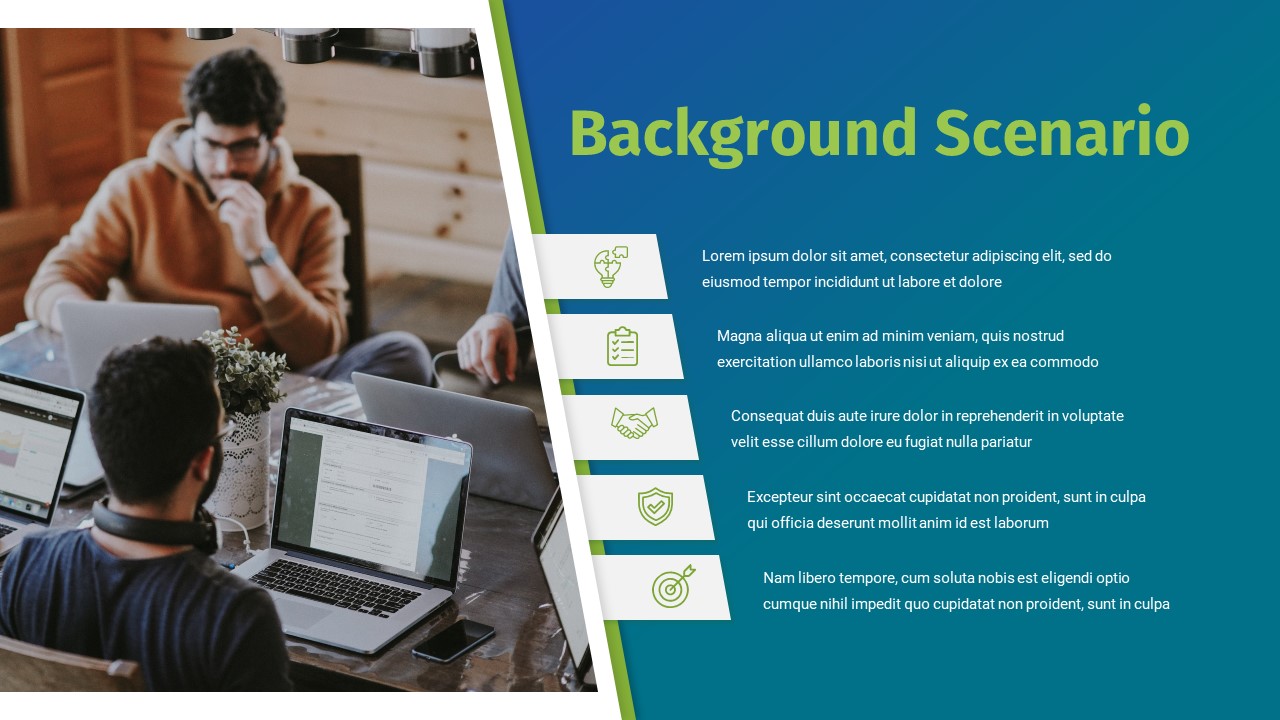 Consulting Report PowerPoint Template