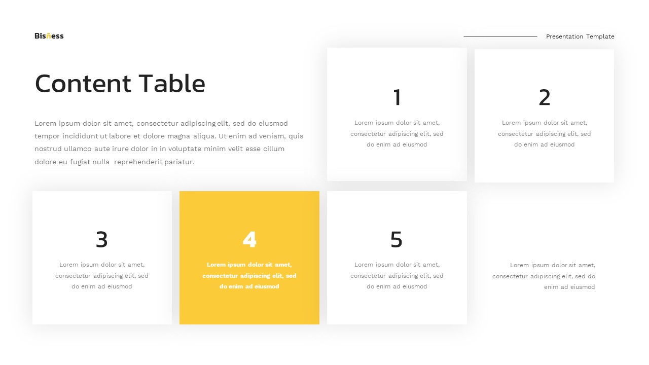 Business Proposal Presentation Template