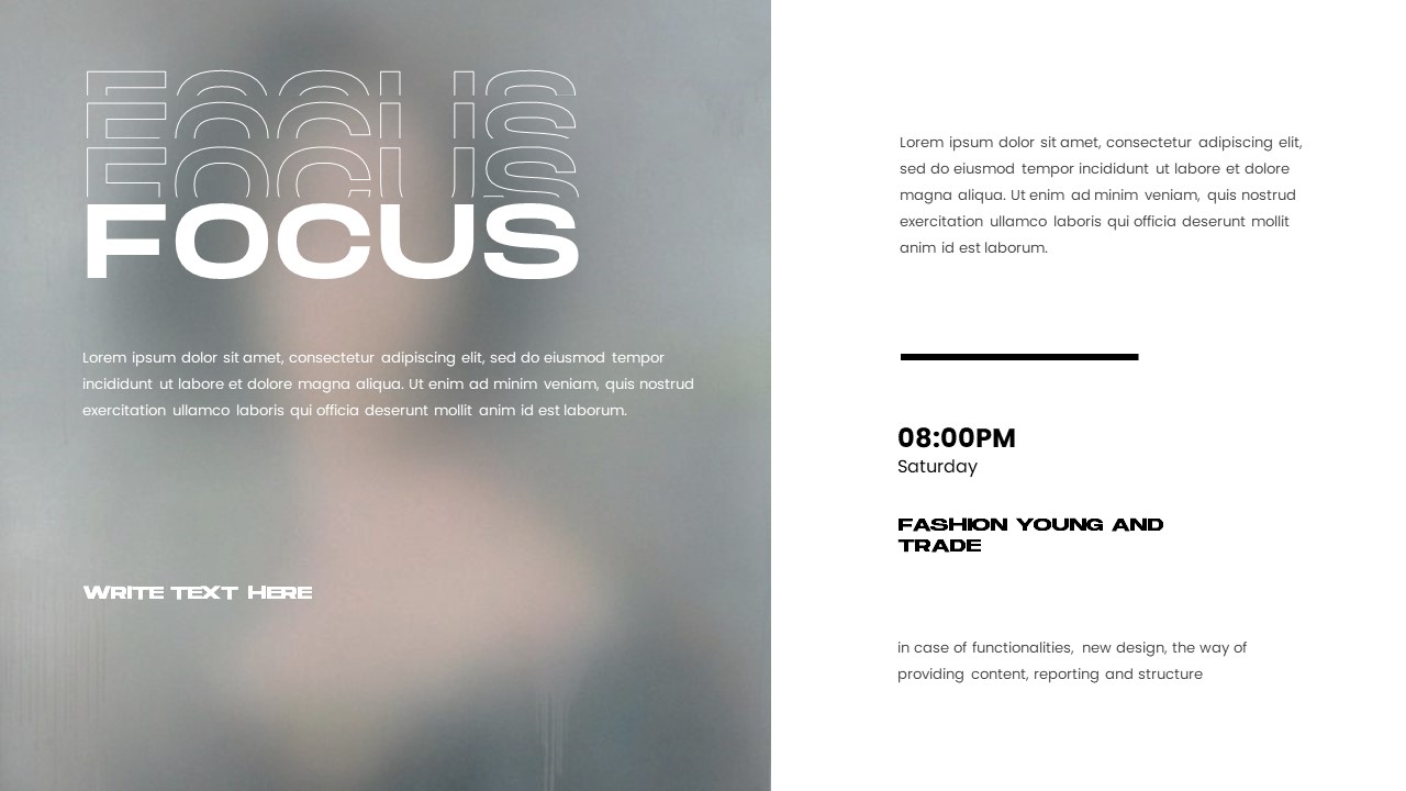 Focus Presentation Template