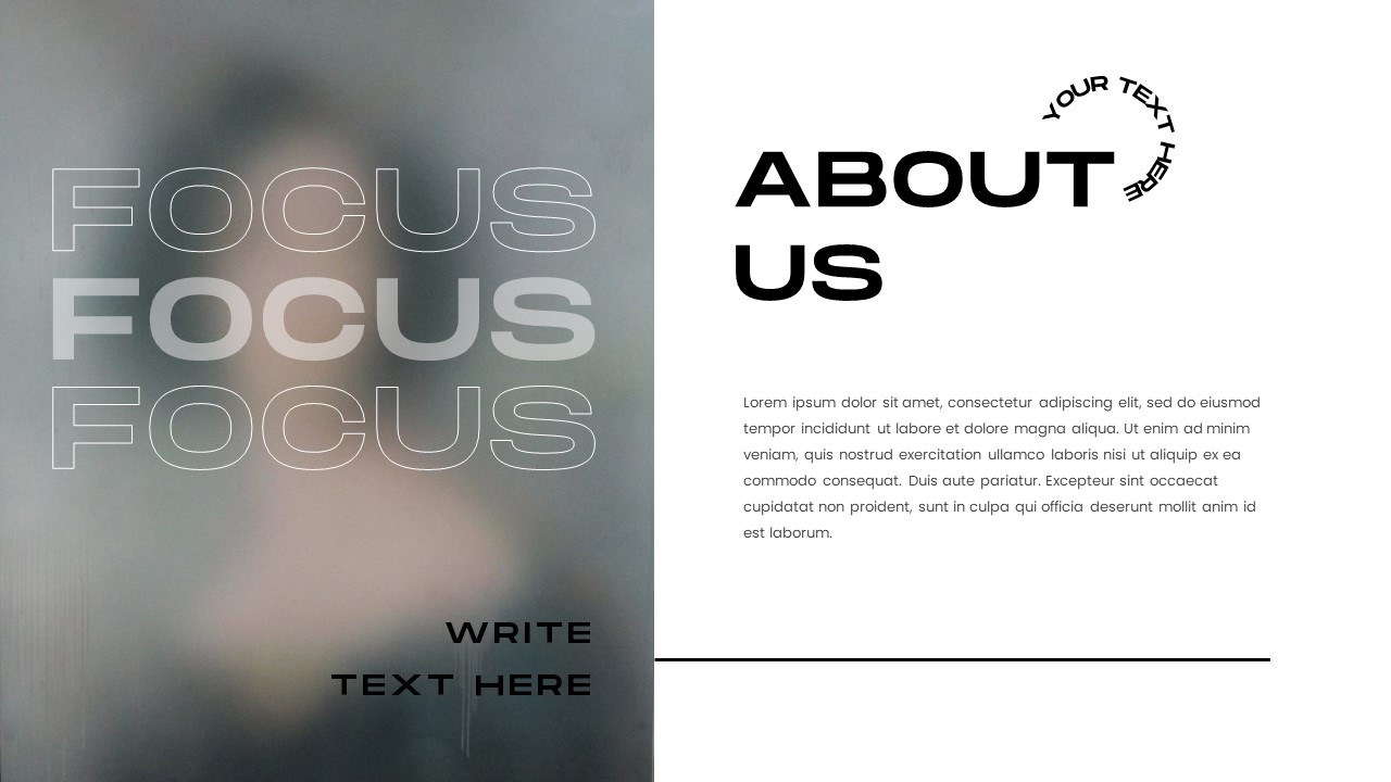 Focus Presentation Template
