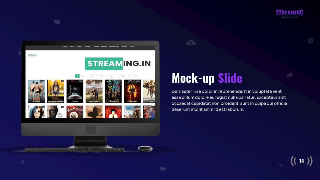 Streaming PowerPoint Template