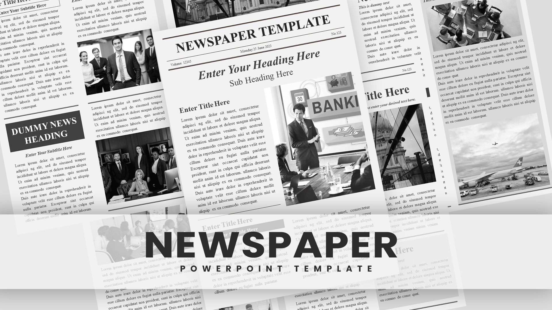 Newspaper Template SlideBazaar
