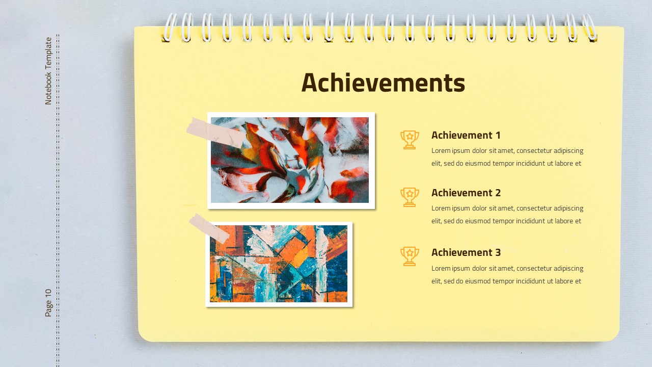 Notebook PowerPoint Template