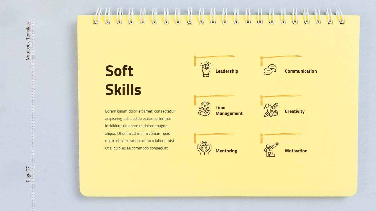 Notebook PowerPoint Template