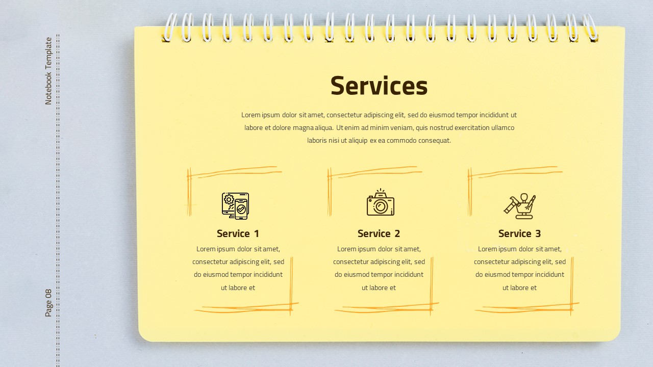 Notebook PowerPoint Template