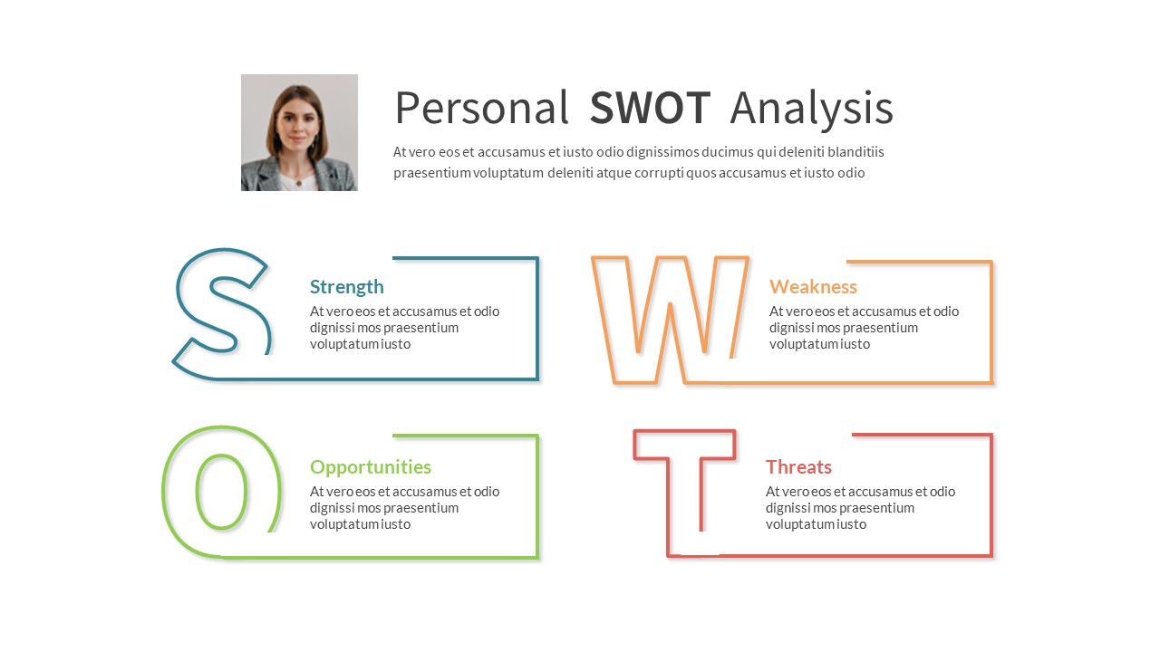 Personal SWOT Analysis PPT SlideBazaar