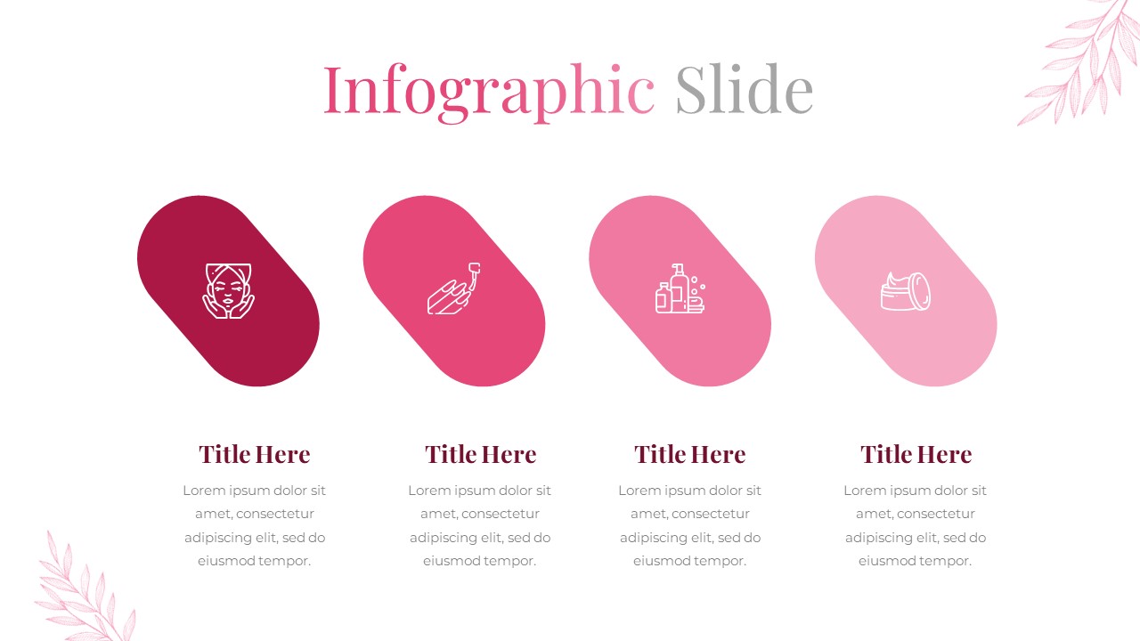 Pink and White Theme PowerPoint Template