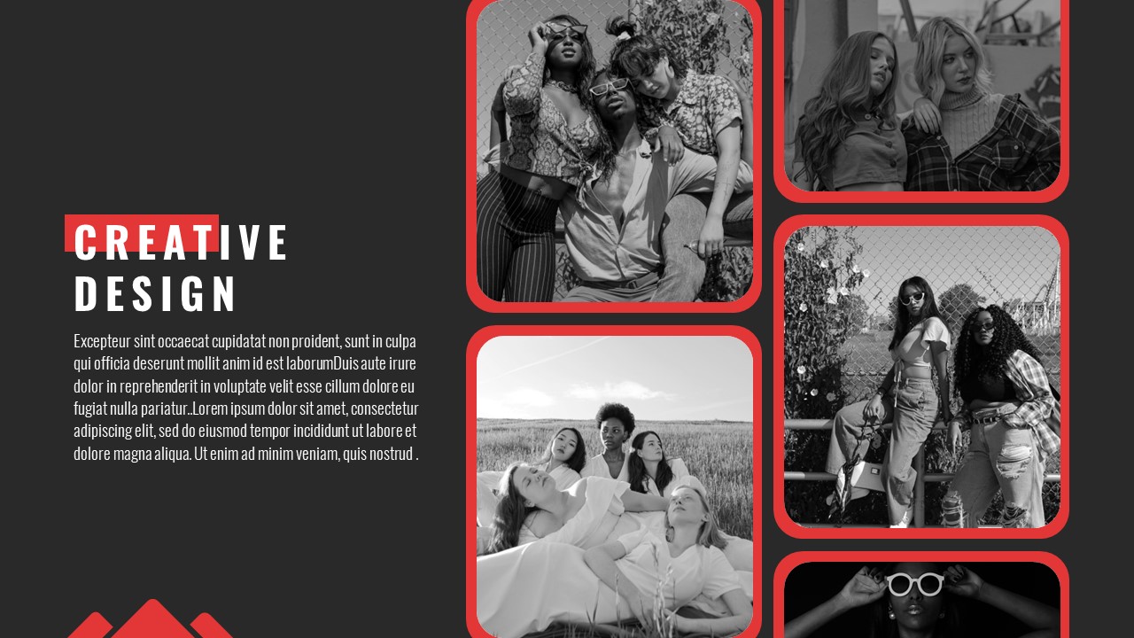 Red and Black PowerPoint Template