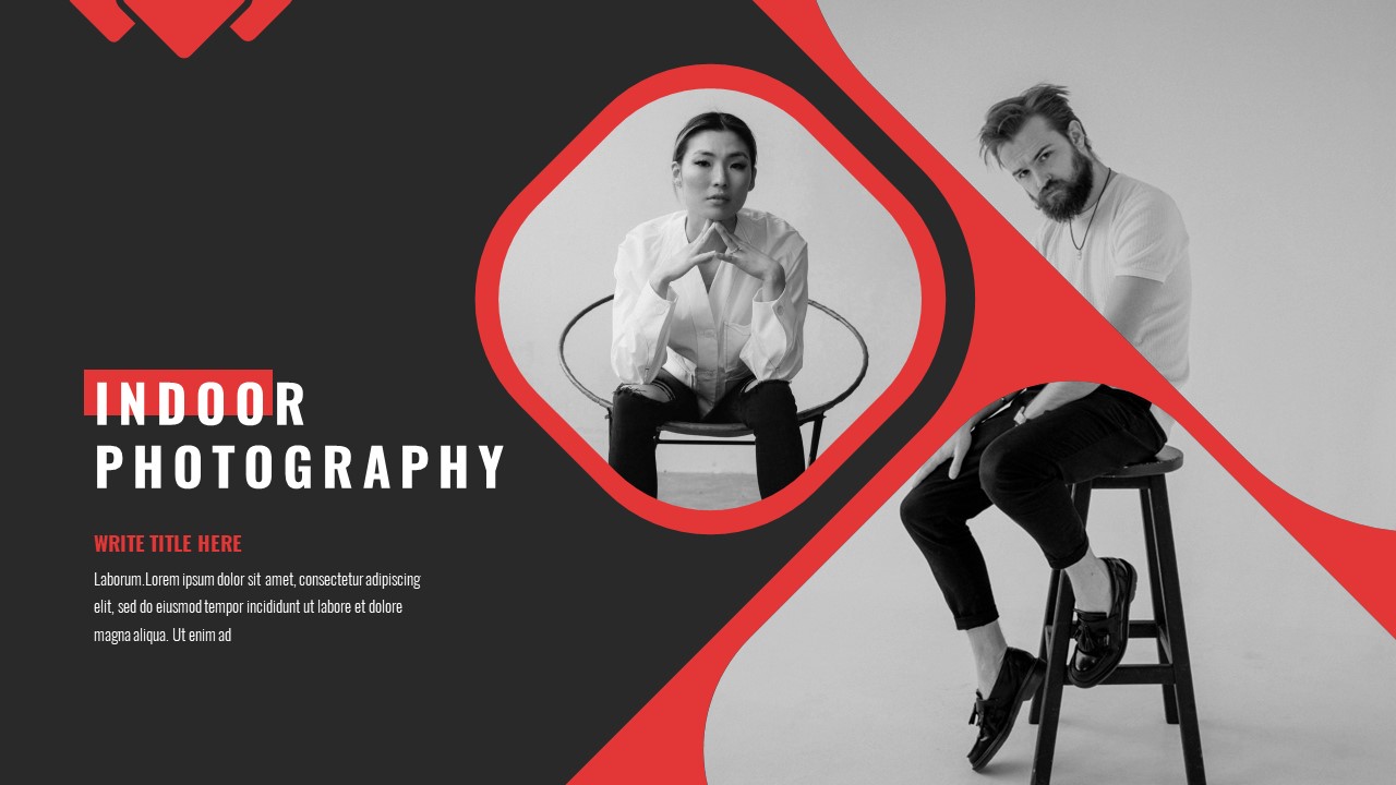 Red and Black PowerPoint Template