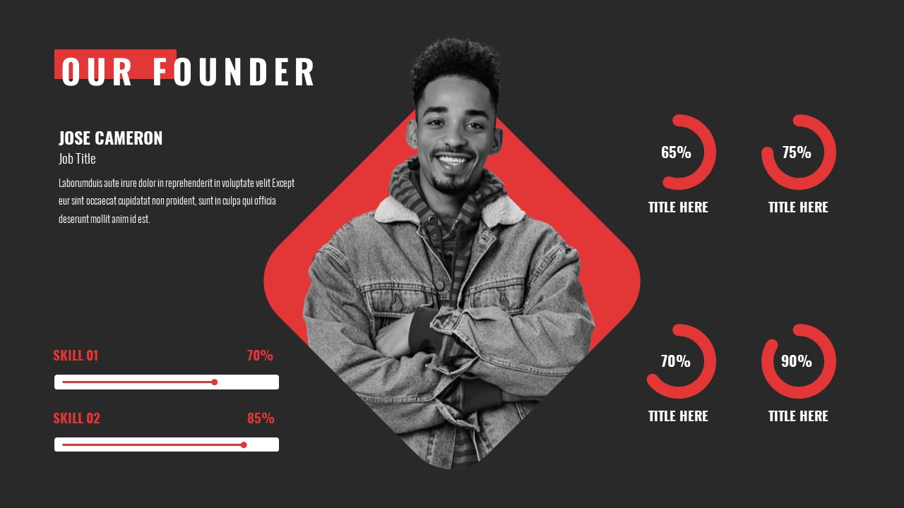 Red and Black PowerPoint Template