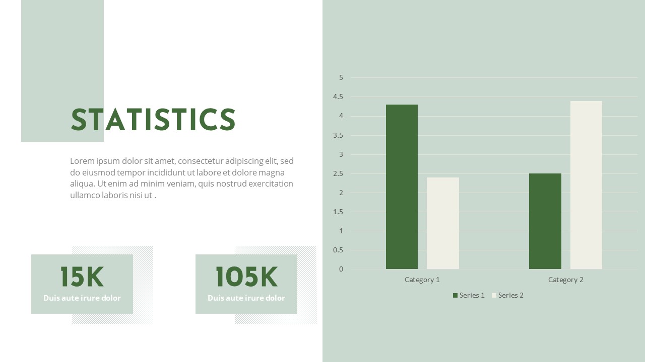Green Square Business PowerPoint Template