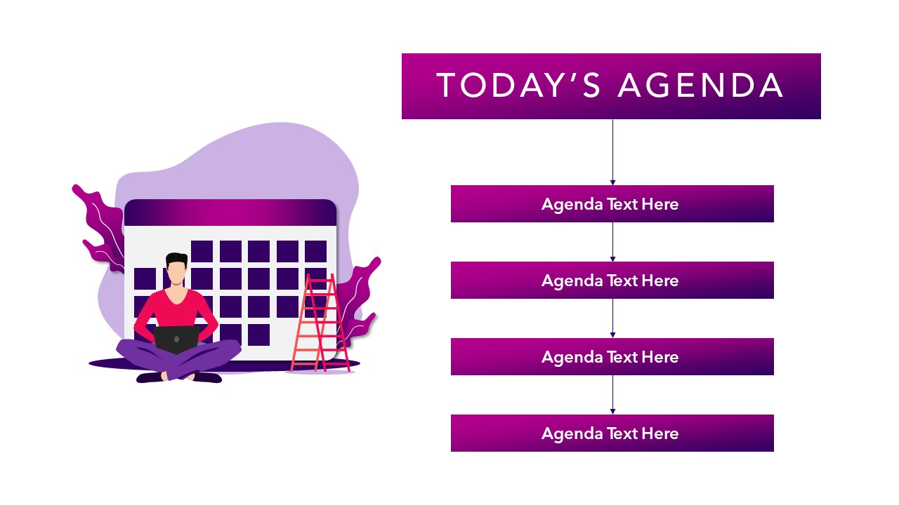 Gradient Agenda Bundle PowerPoint Template