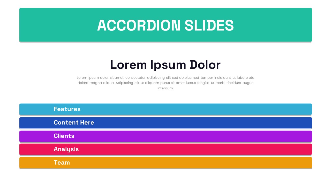 Accordion Animated Slides - SlideBazaar Accordion Animated Slides - SlideBazaar