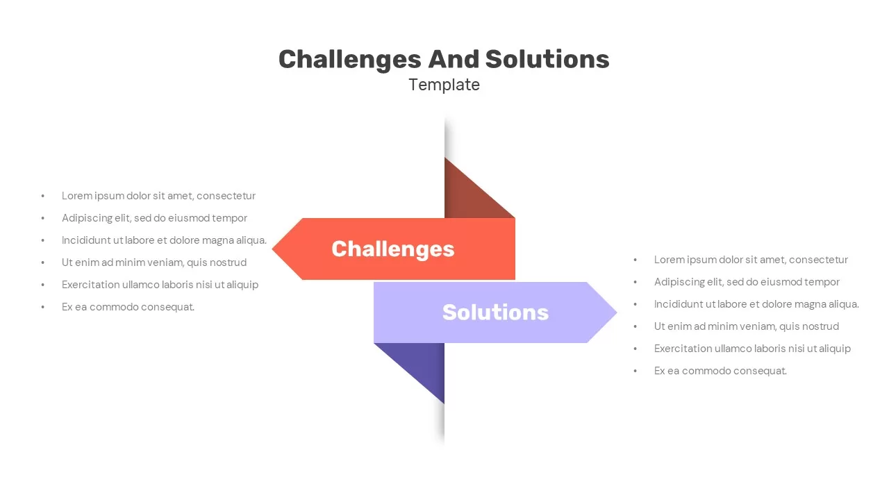 Challenges And Solutions PPT Template SlideBazaar Challenges And Solutions PPT Template SlideBazaar