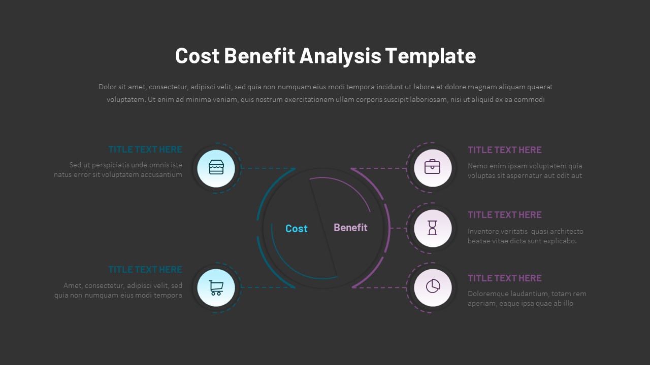 Cost Benefit Analysis Template for PowerPoint