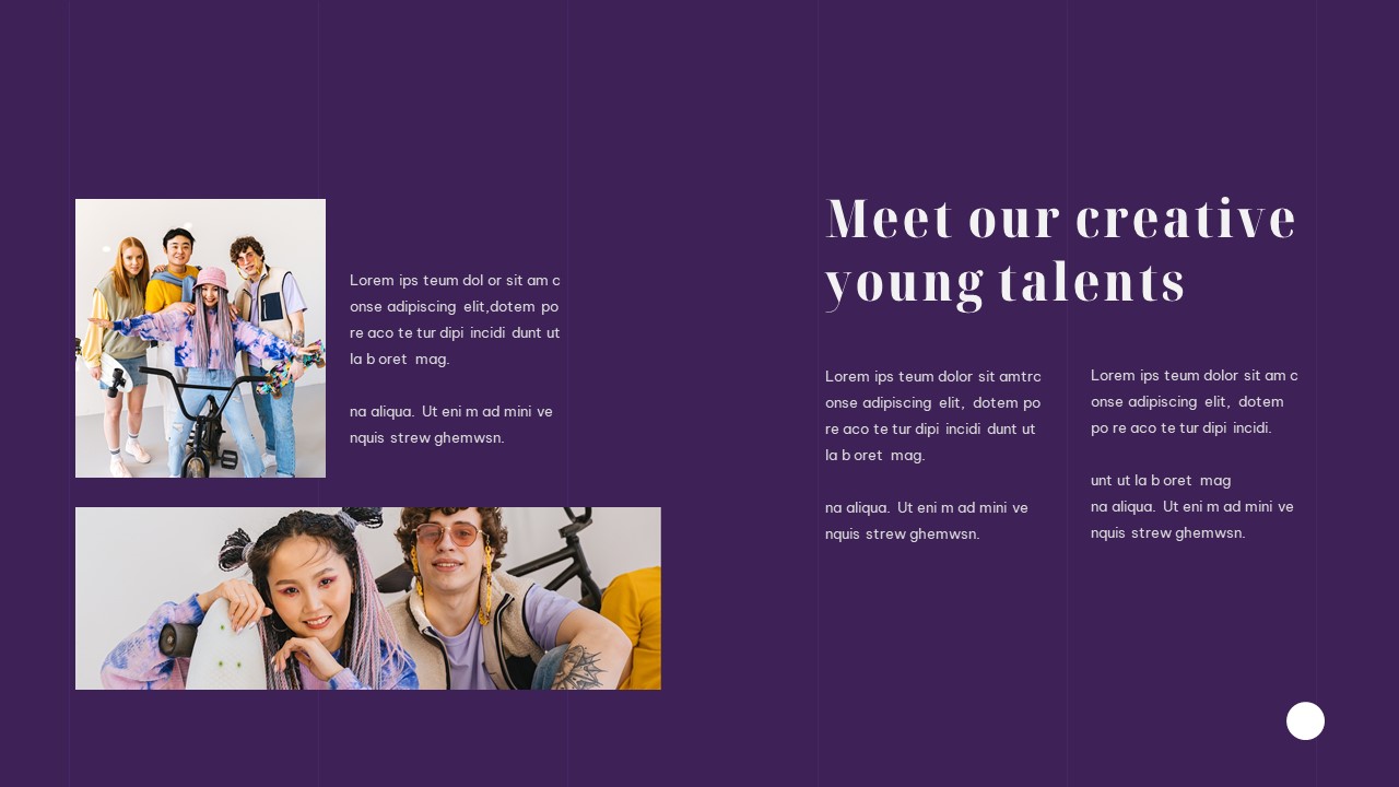 Grofler Purple Presentation Template