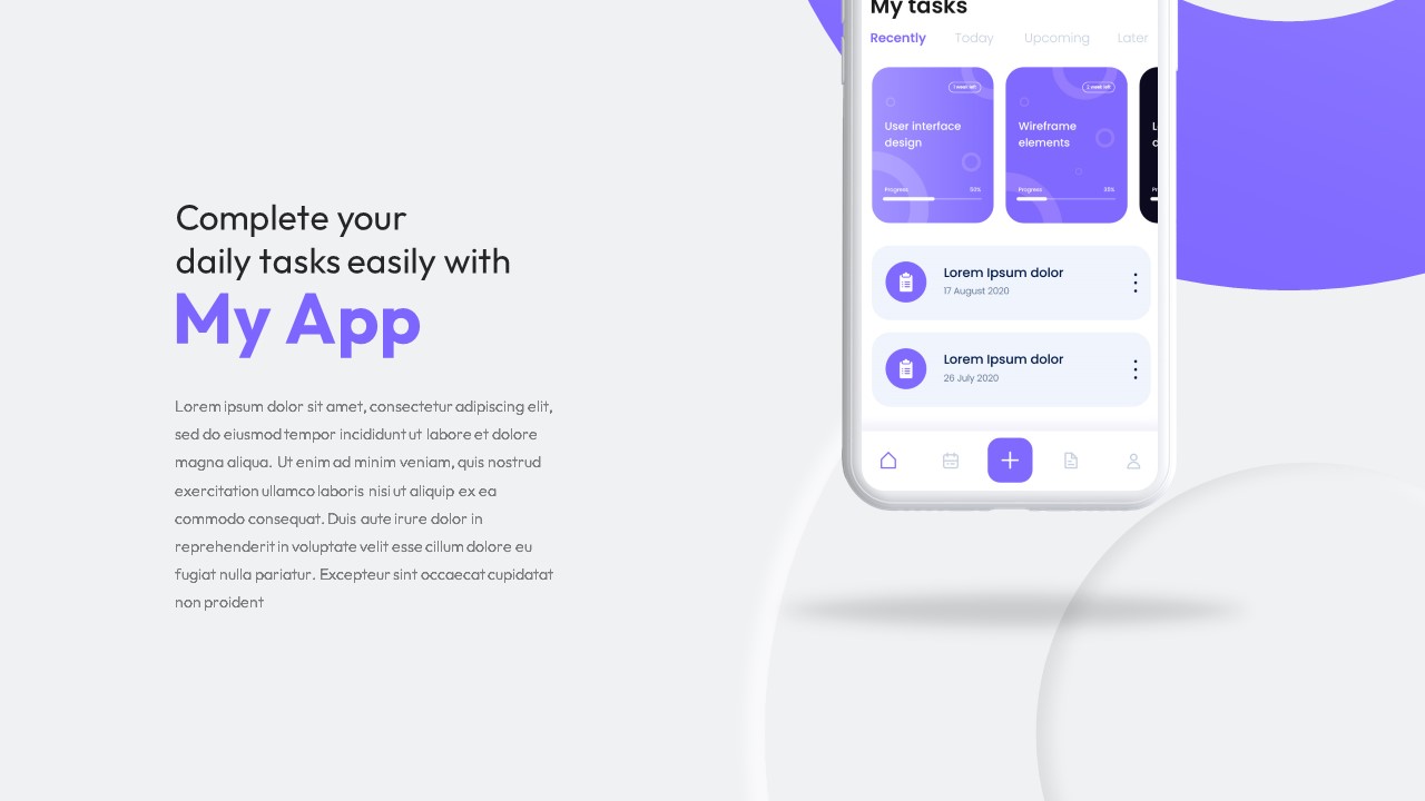 Smartphone App Presentation Template - SlideBazaar