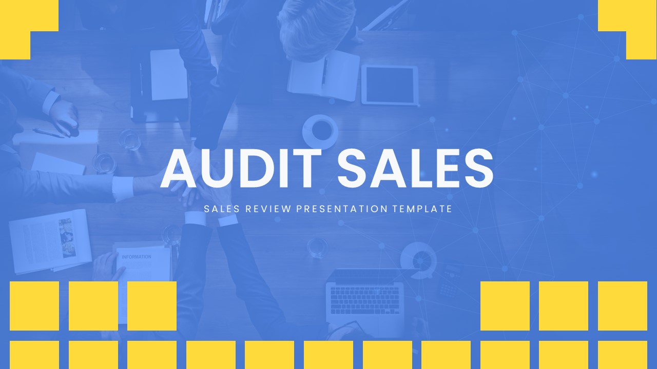 Audit Sales Review Deck Template