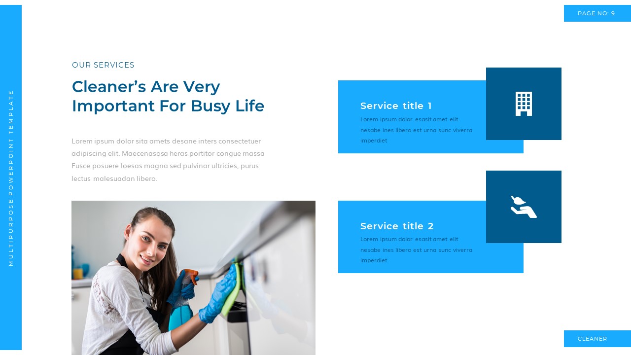 Cleaning Service PowerPoint Template