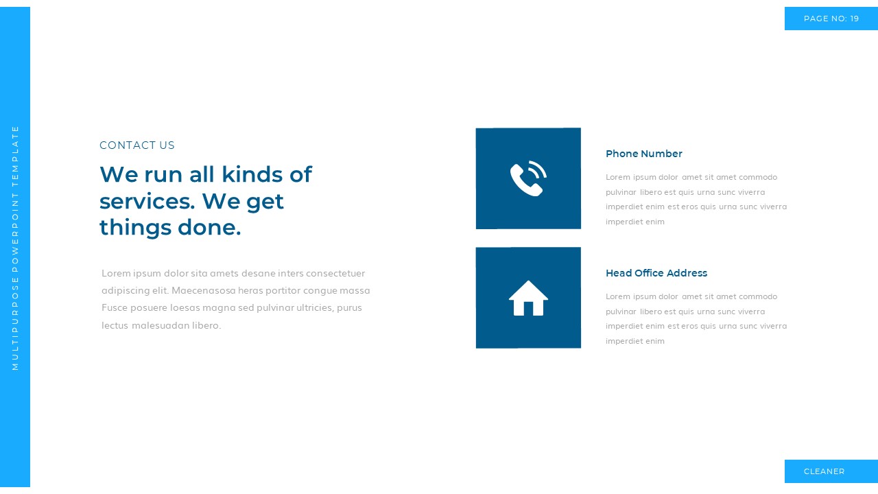 Cleaning Service PowerPoint Template
