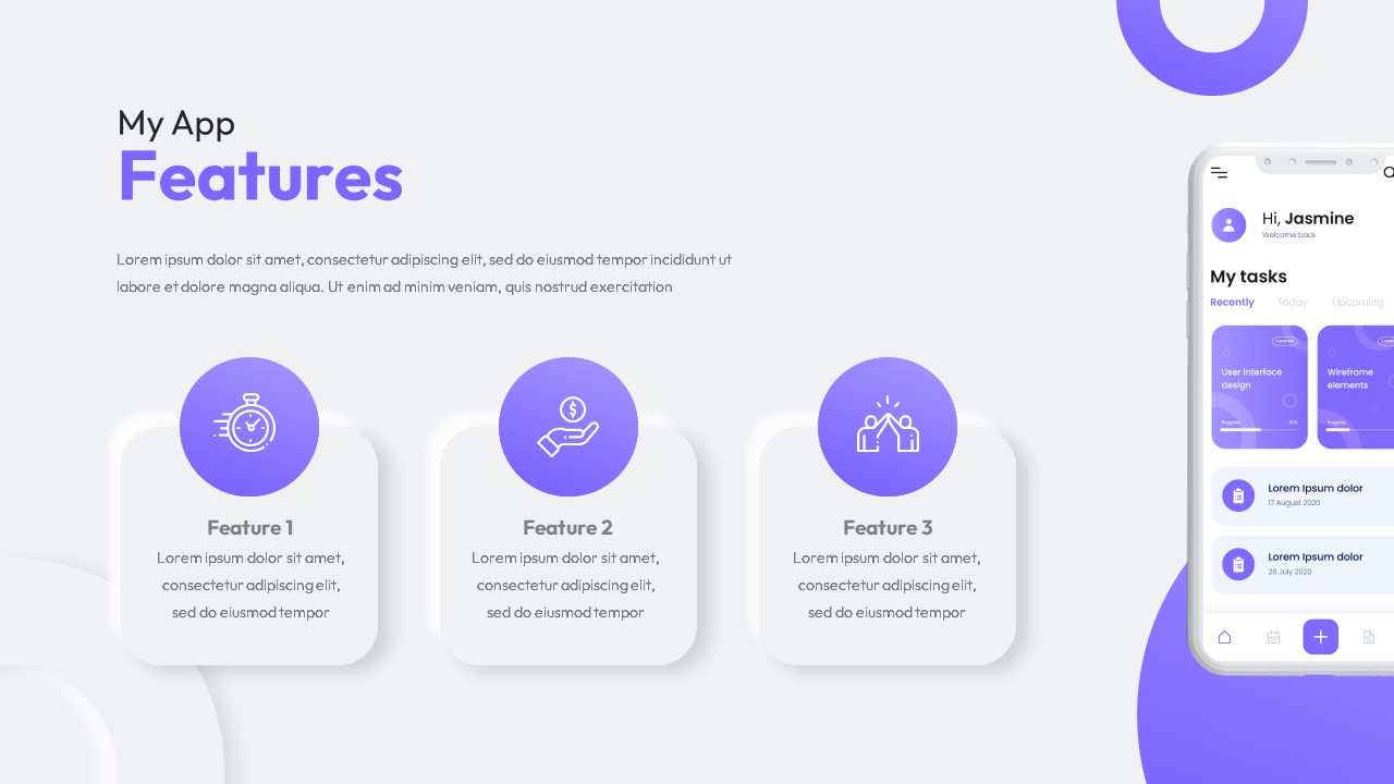 Smartphone App Presentation Template - SlideBazaar