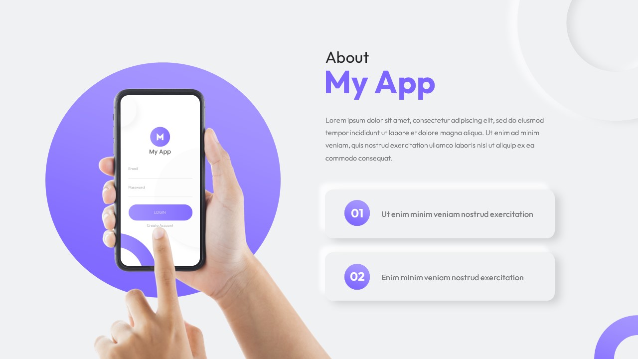 Smartphone App Presentation Template - SlideBazaar