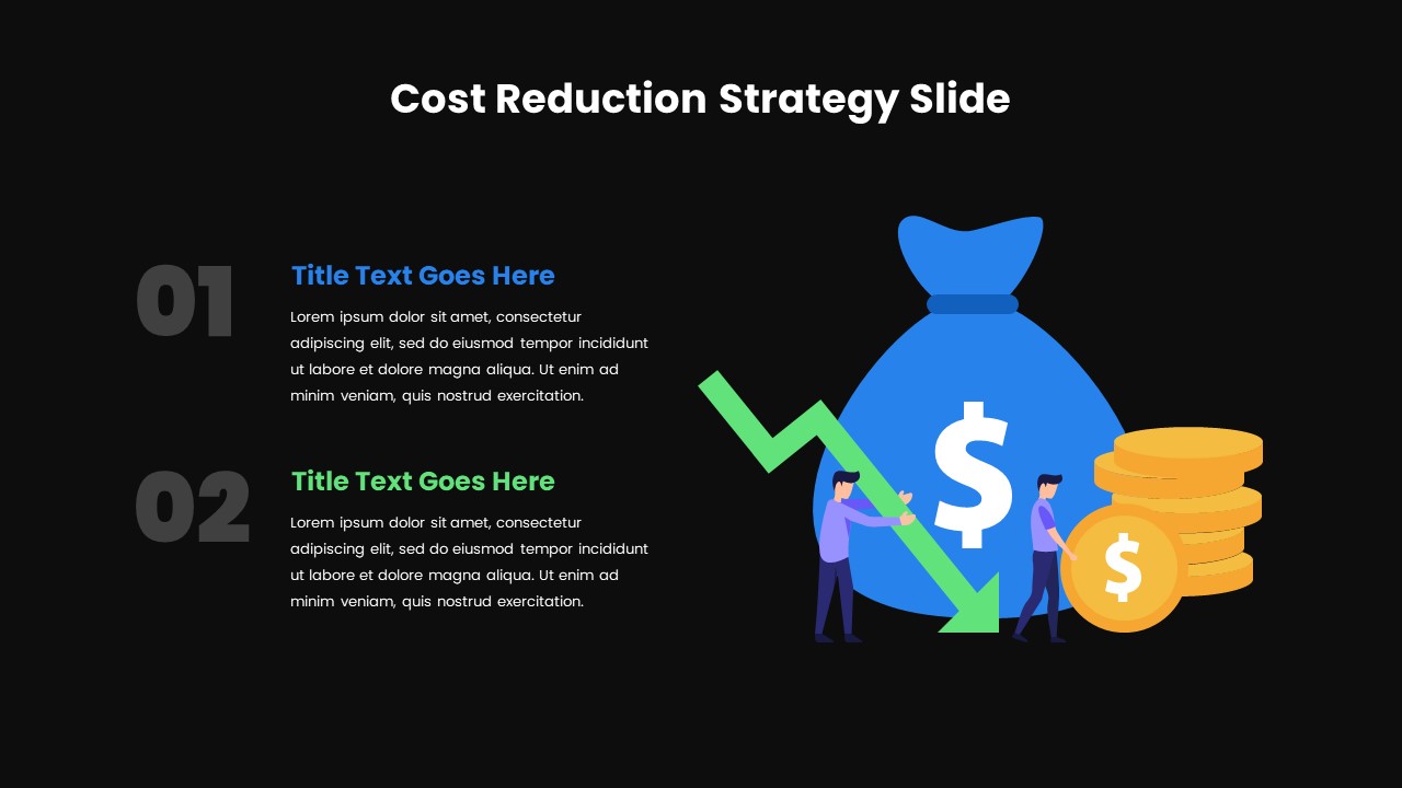 Cost Reduction Strategy Template - SlideBazaar