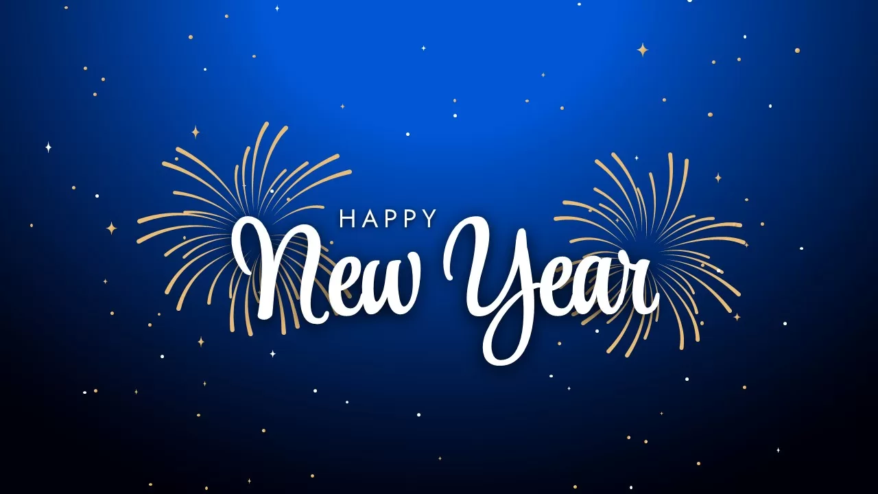 Free Happy New Year PowerPoint Template SlideBazaar