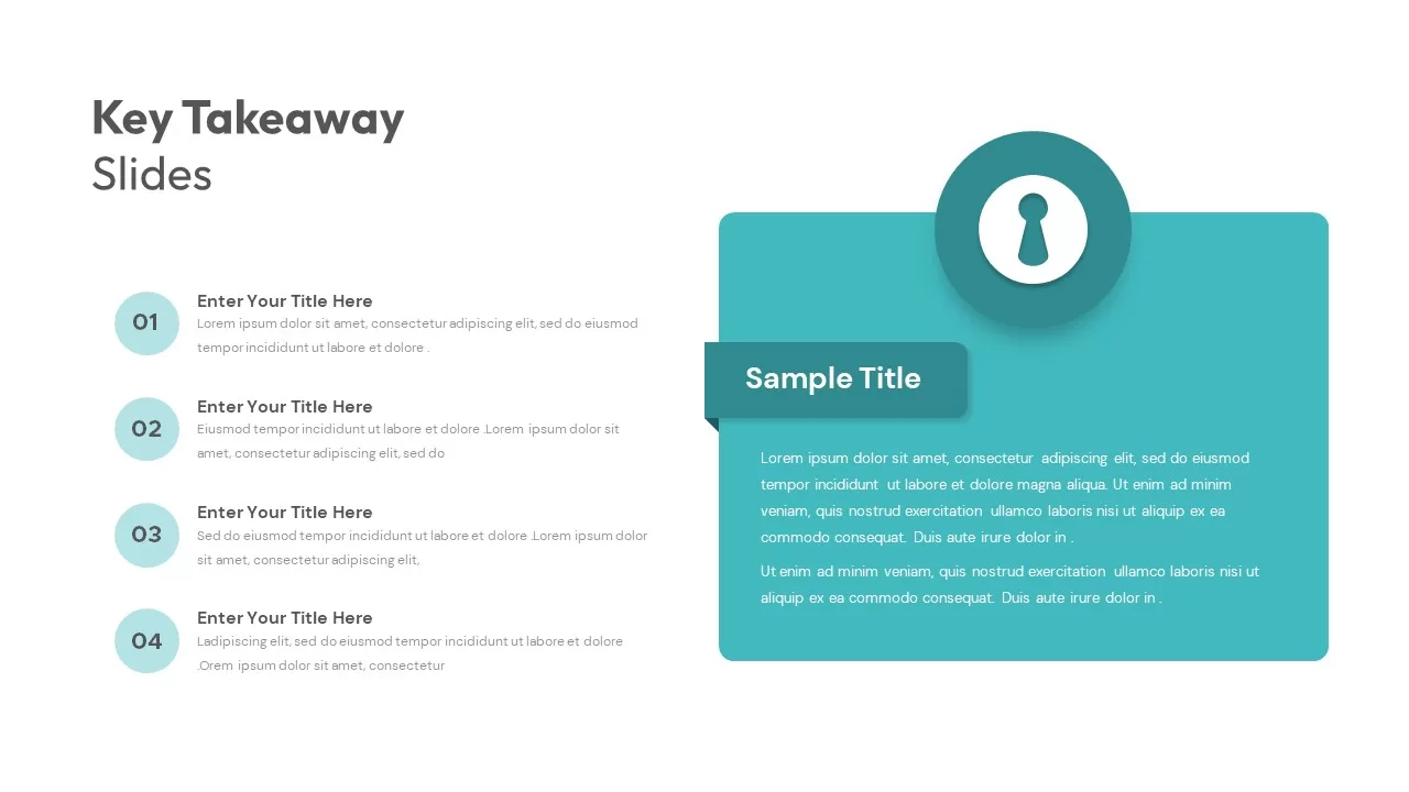 Key Takeaway Slide Template For PowerPoint SlideBazaar Key Takeaway Slide Template For PowerPoint SlideBazaar