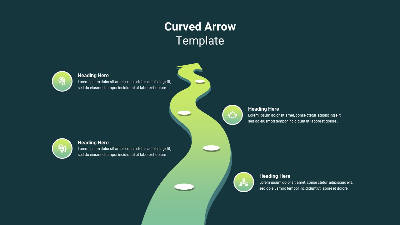 PowerPoint-Curved-Arrow-Template - SlideBazaar