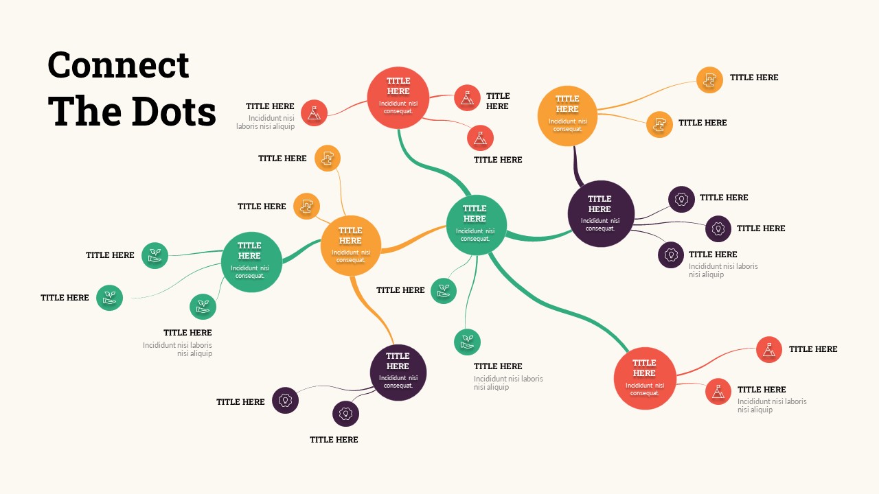 Connect The Dots PowerPoint Template SlideBazaar