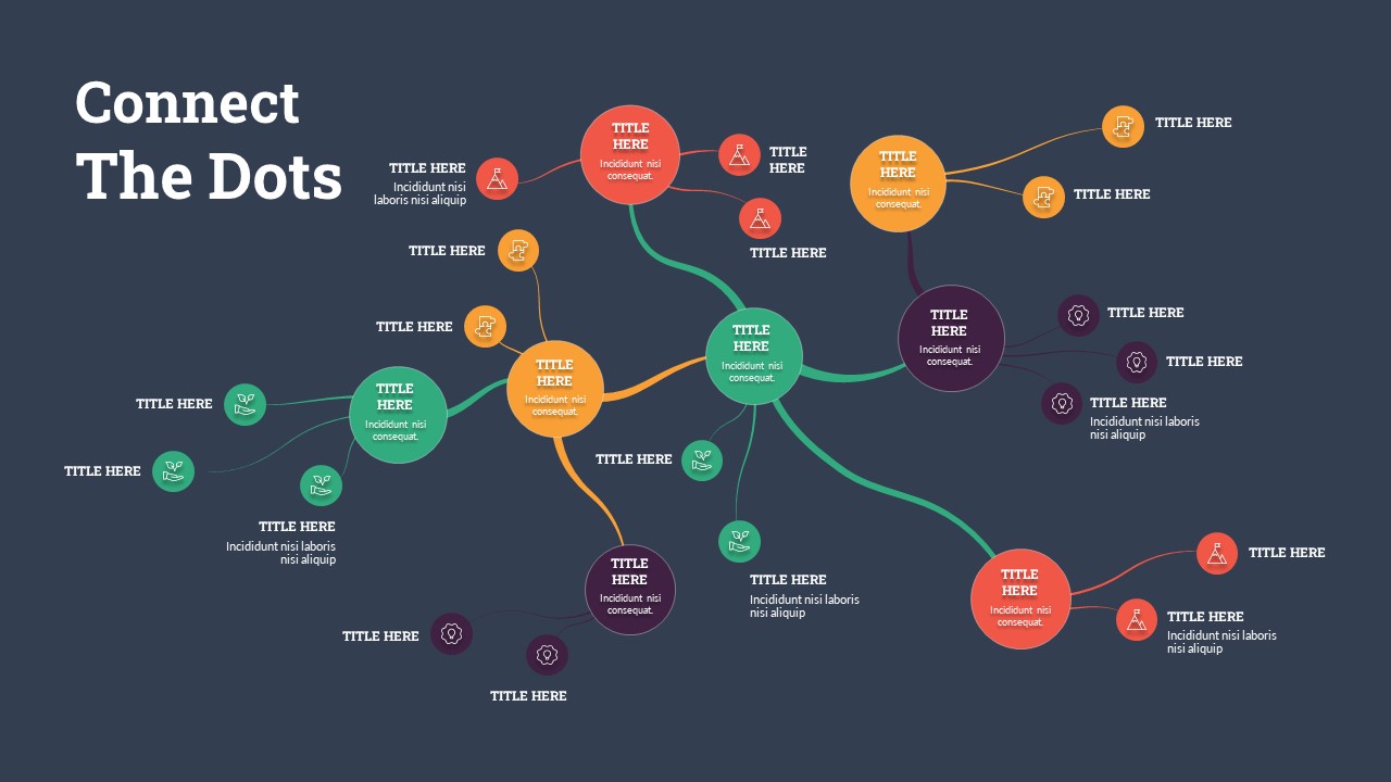 Connect The Dots PowerPoint Template SlideBazaar
