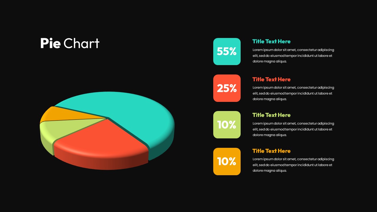 Pie Chart Template For PowerPoint SlideBazaar