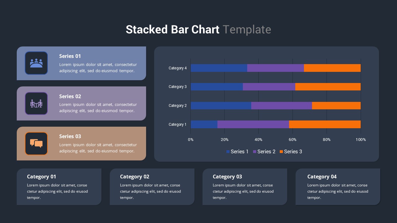 Stacked Bar Chart Template For PowerPoint SlideBazaar