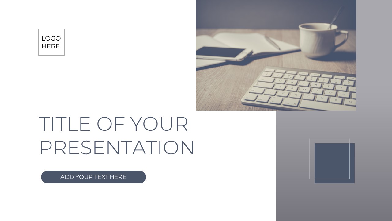 Title Slide Template For PowerPoint SlideBazaar