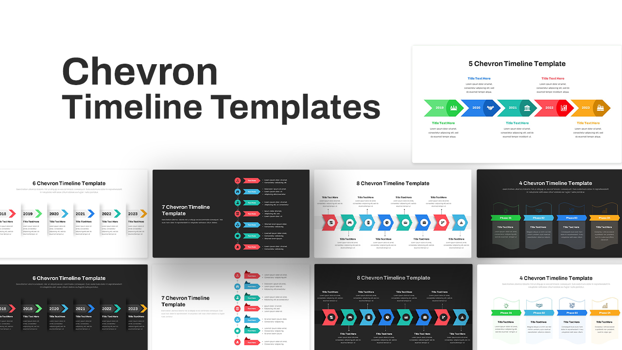 Chevron Timeline PowerPoint Template