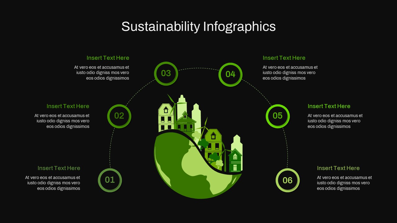 Sustainability Infographic Template PowerPoint